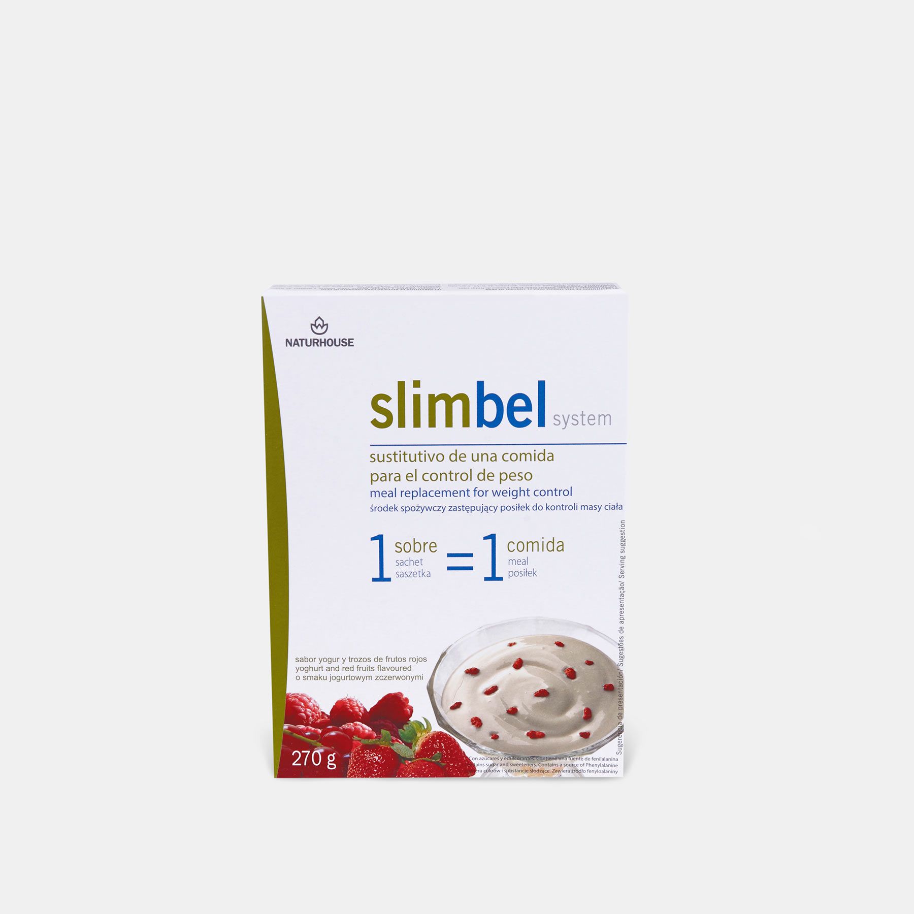 Slimbel system creme yaourth fruits rouges | NaturHouse